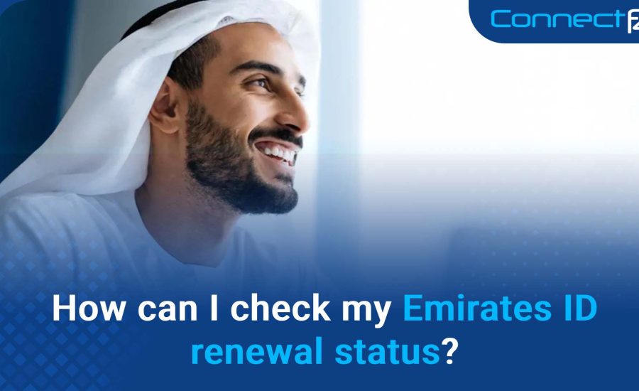 How can I check my Emirates ID renewal status?